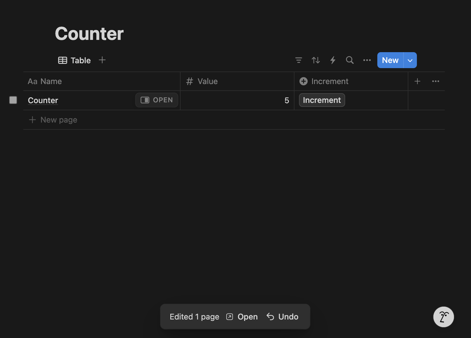 Creating a Simple Counter in Notion