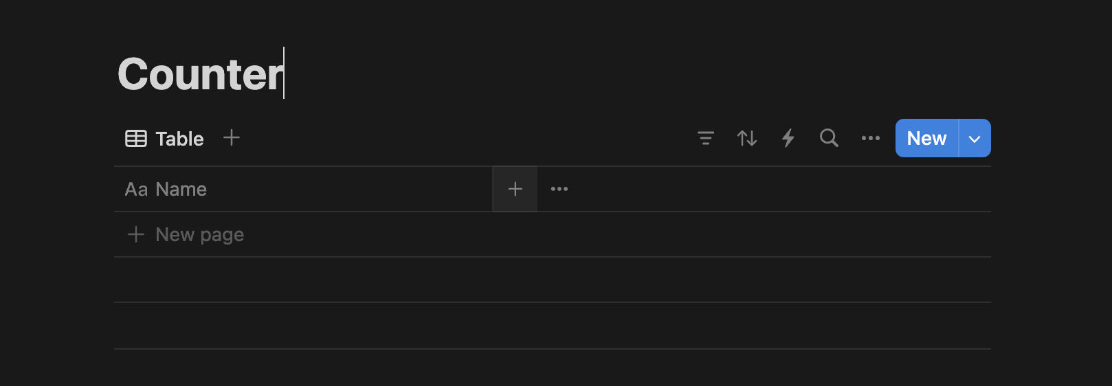Creating a Simple Counter in Notion